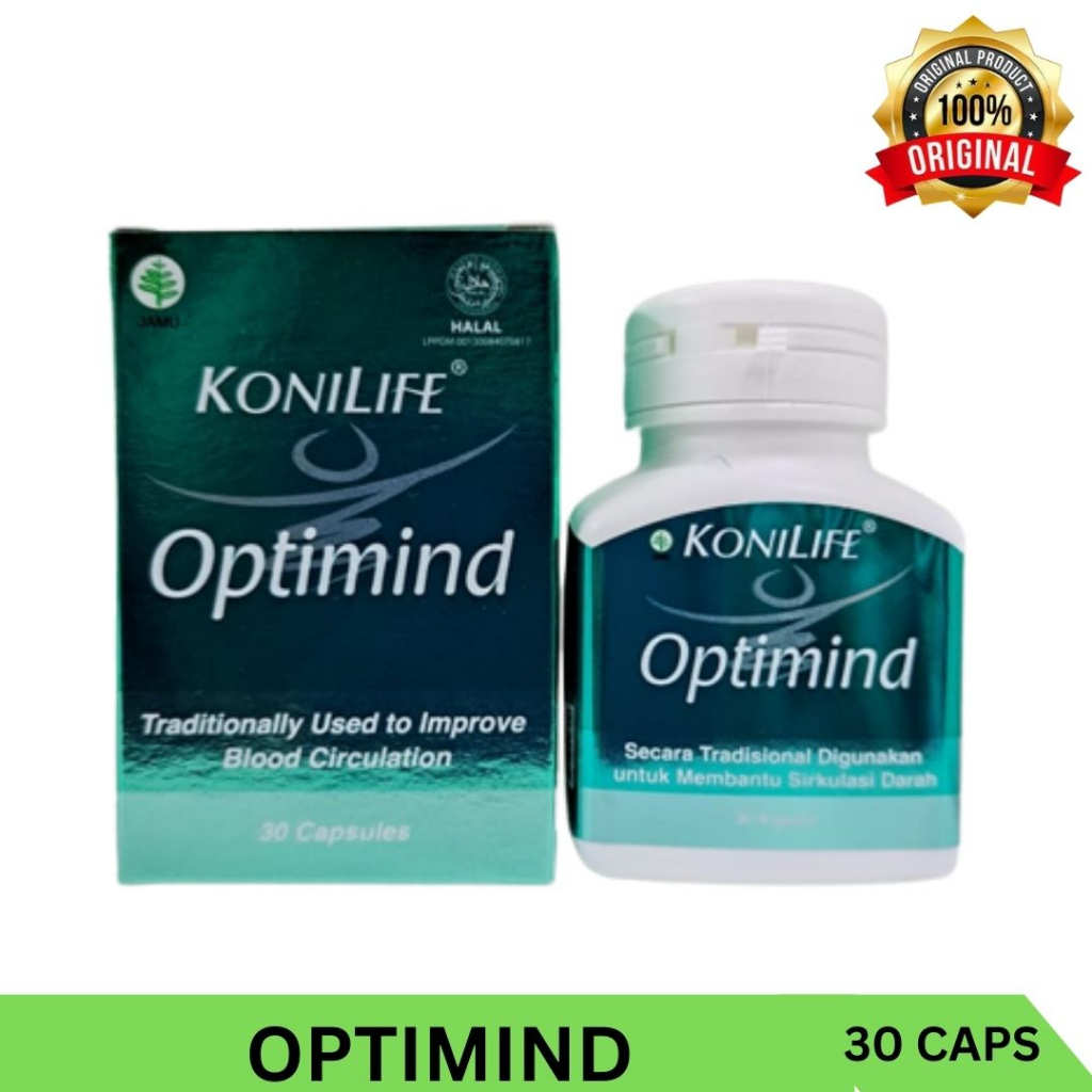 Jual KONILIFE Optimind isi 30 kapsul Suplemen Otak Daya ingat dan ...