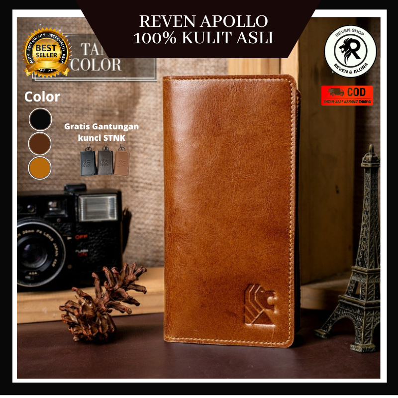 Jual Reven Apollo Long Wallet Dompet Pria Panjang Kulit Asli Original ...