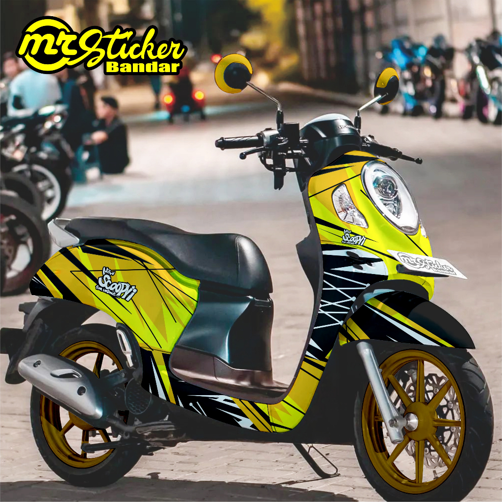 Jual Decal Sticker Scoopy New Fi Full body Full Blok All type scoopy ...