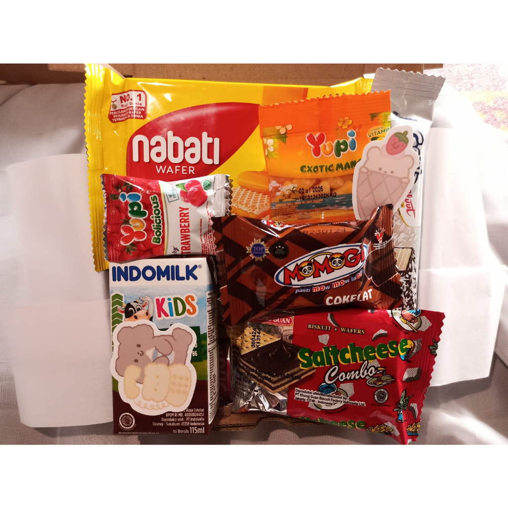 Jual [PAKET 20K] SNACKBOX/GIFTBOX/CEMILAN/JAJANAN/KADO/HADIAH | Shopee ...