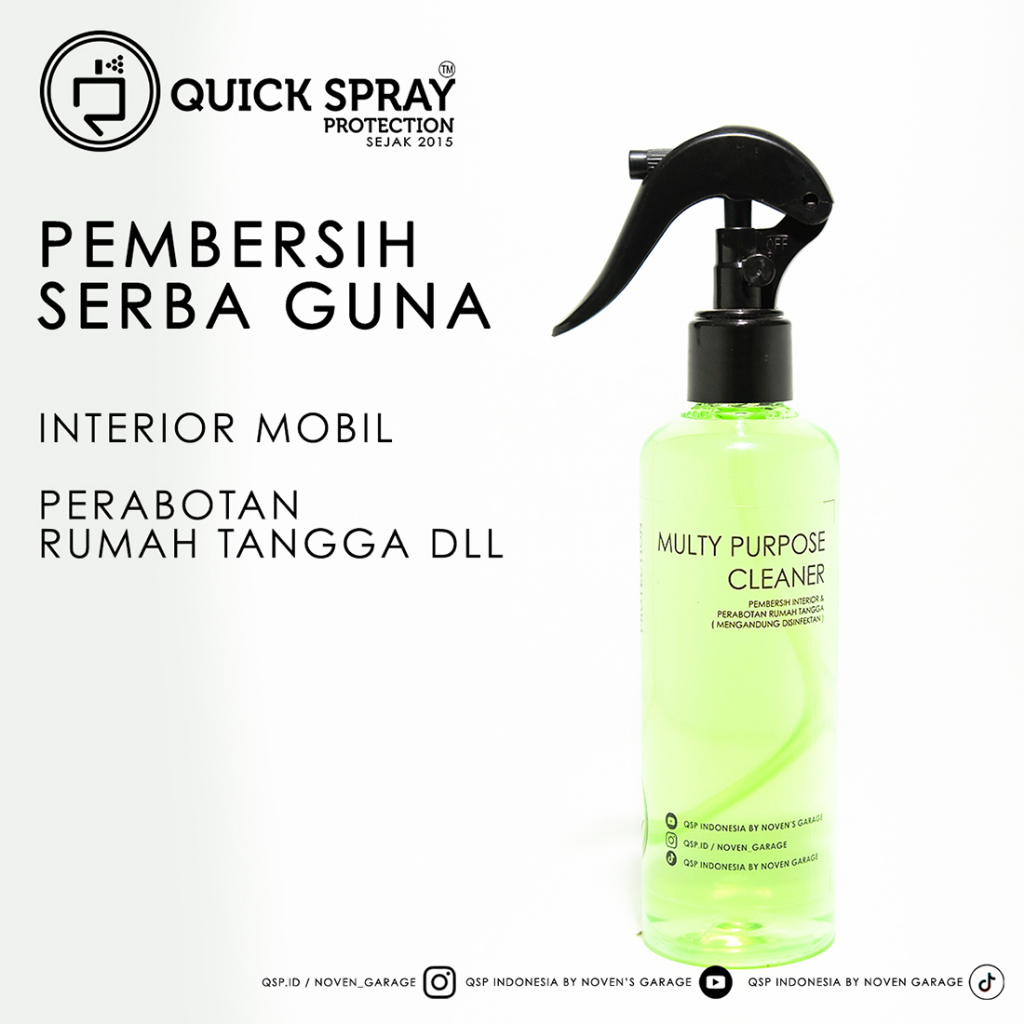 Jual Multi Purpose Cleaner Pembersih Interior Kendaraan MPC APC by QSP QUICK SPRAY PROTECTION ...