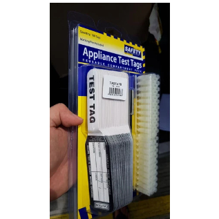 Jual SAFETY WAREHOUSE TEST TAG C/W PEN AND CLIP (INTERCHANGE PROMARK ...