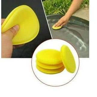 Jual [1 Pcs] Sponge Applicator Wax Pad Spon Bulat Busa Poles Mobil ...
