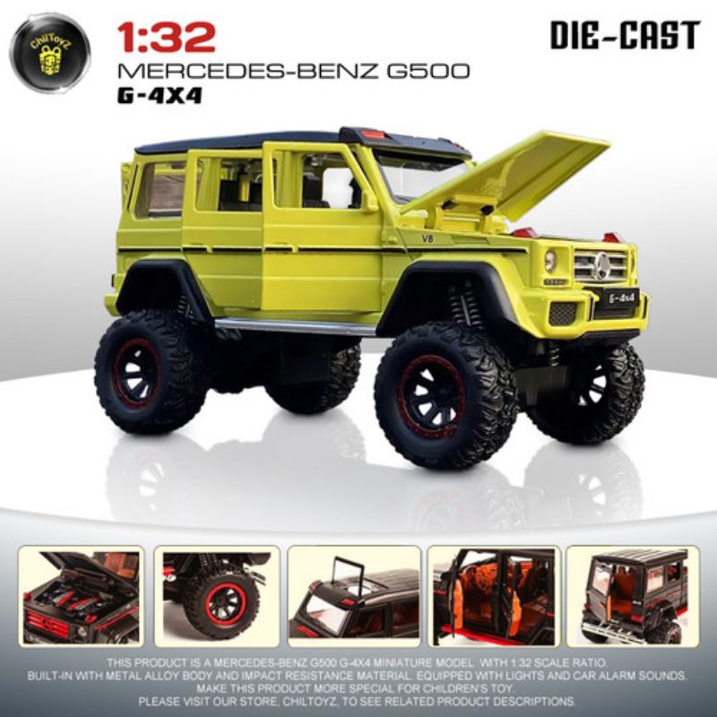 Jual BBR1069 kuning Mercy G Class Diecast Mainan Anak Mobil Diecast ...