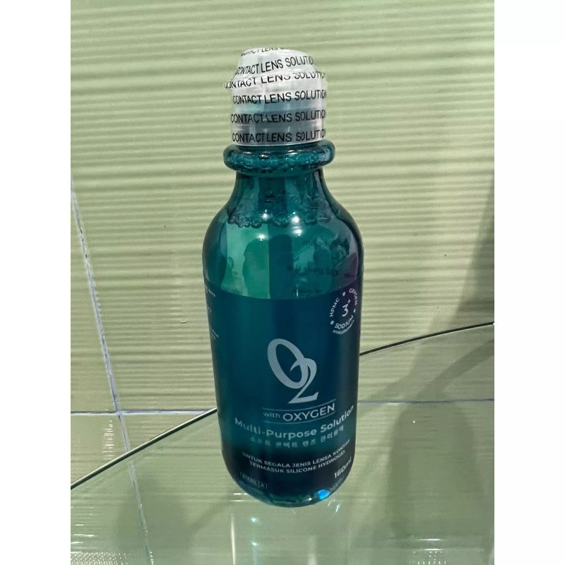 Jual [INSTAN/COD] Cairan Softlens O2 160ml NEW LABEL TRIPLE PELEMBAB ...