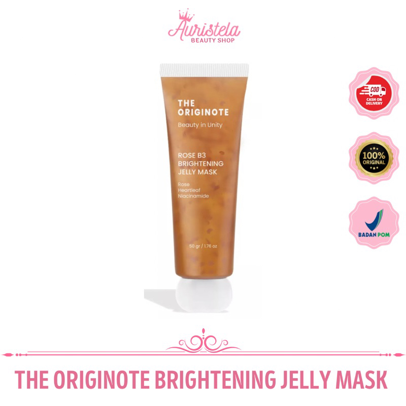 Jual THE ORIGINOTE ROSE B3 BRIGHTENING JELLY MASK 50gr Masker ...