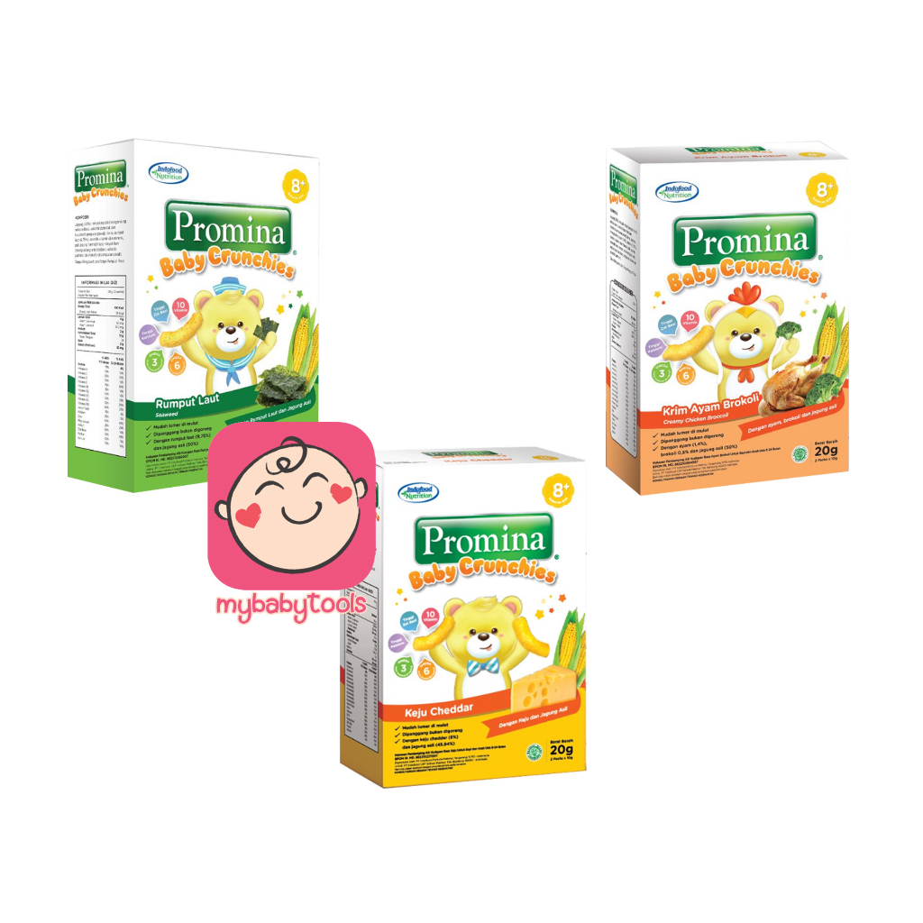 Jual PROMINA BABY CRUNCHIES SNACK KEJU SEAWEED BROCCOLI 20GR | Shopee ...
