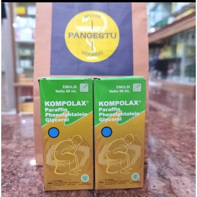 Jual Kompolax Syrup Emulsi 60ml / Konstipasi / Sirup Kompolak Konpolak ...