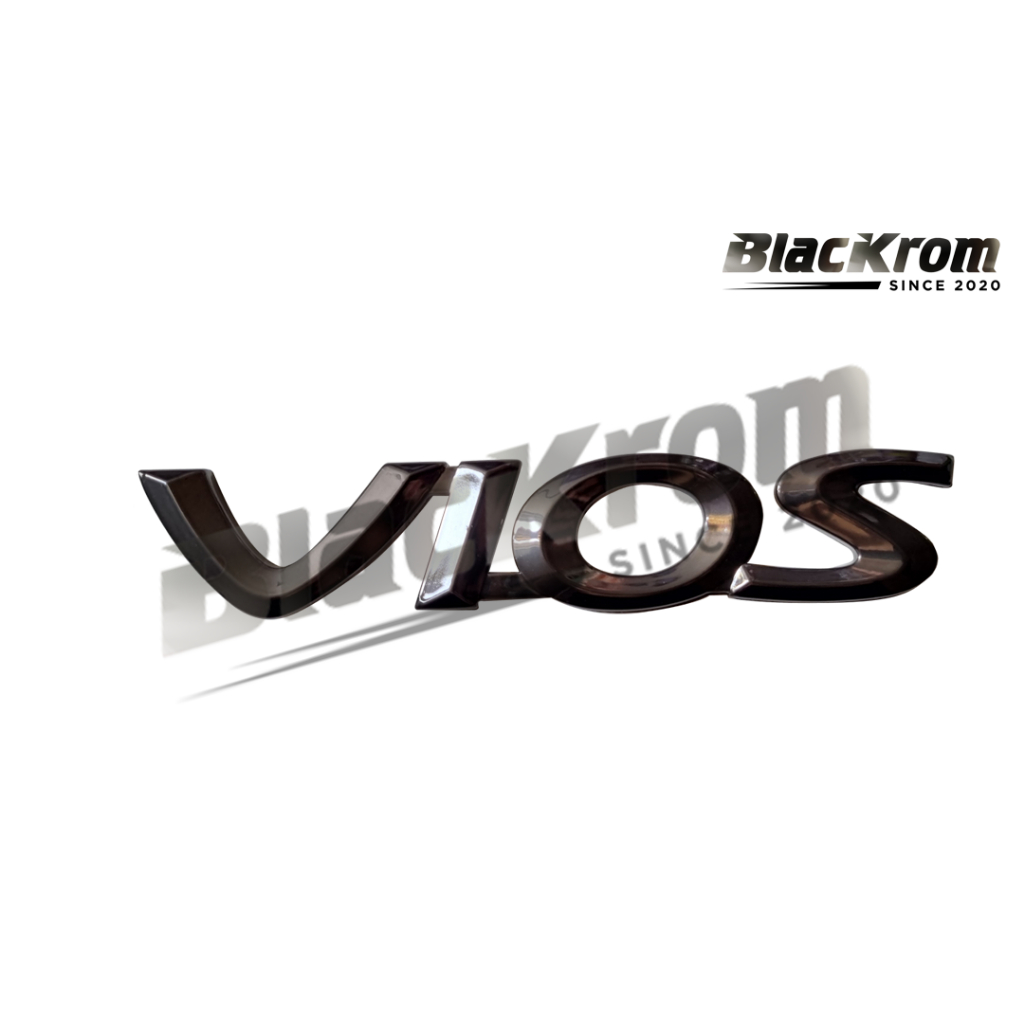 Jual Logo Emblem Black Chrome Tulisan Vios Old | Shopee Indonesia