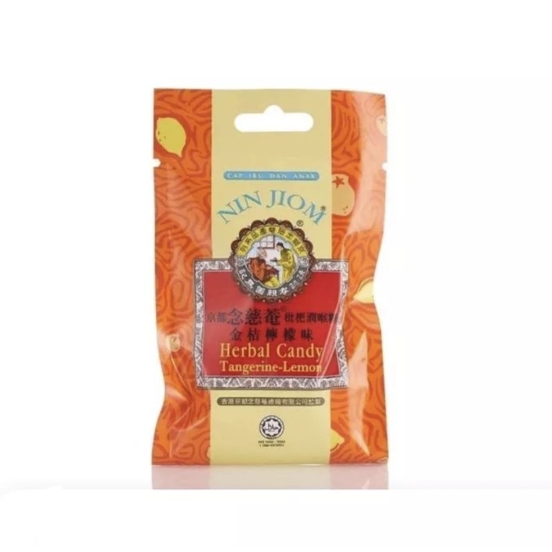 Jual Nin Jiom Herbal Candy Permen Obat Batuk Pei Pa Kao Tangerine Lemon ...