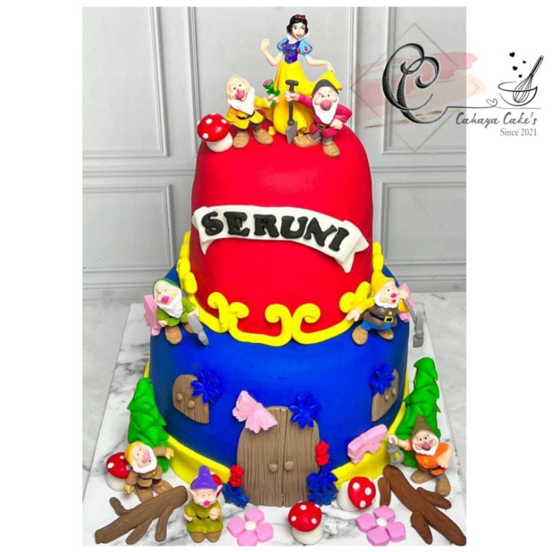 Jual Kue Ulang Tahun Snow White Snow White Cake Kue Ultah Karakter Snow White Shopee Indonesia