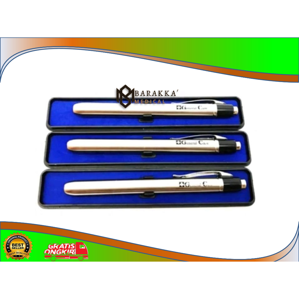 Jual Penlight Stainless Cahaya Putih General Care | Shopee Indonesia