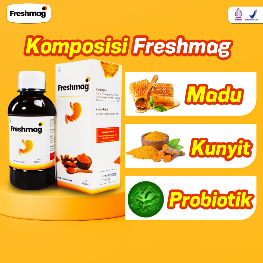 Jual Original Madu Freshmag Atasi Masalah Sakit Maag & Nyeri Asam Lambung Penambah Nafsu Makan ...