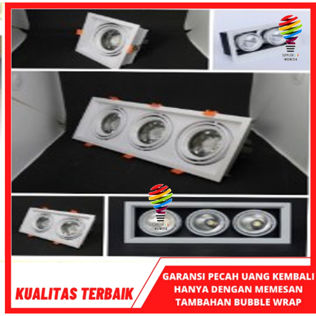 Jual LAMPU LED HALOSPOT GRILL LIGHT 2x5w / 3x5w / 2x10w / 3x10w / 1x12w ...