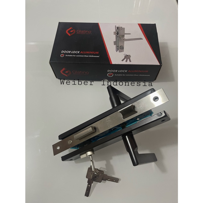 Jual Kunci + Handle Alumunium GLATINO 989 | Shopee Indonesia