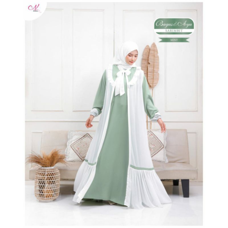 Jual Dress Sage / Mint Bagus Ayu By Nanavi | Shopee Indonesia