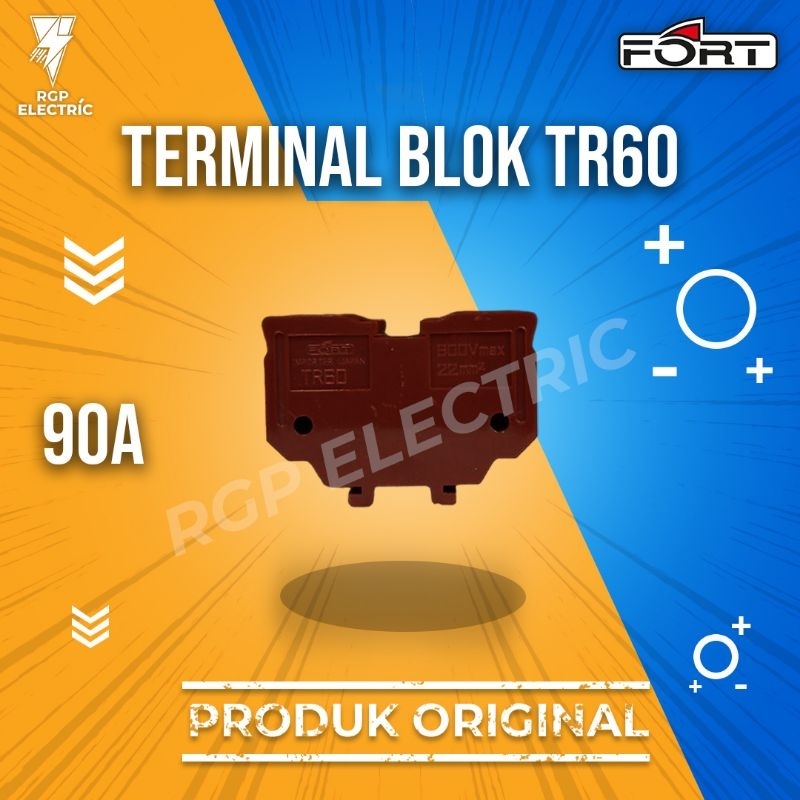 Jual Terminal Block TR-60 Coklat Model Kasuga / TERMINAL BLOCK TR60 ...