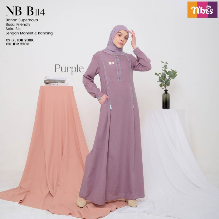 Jual NB B114 GAMIS NIBRAS TERBARU | Shopee Indonesia