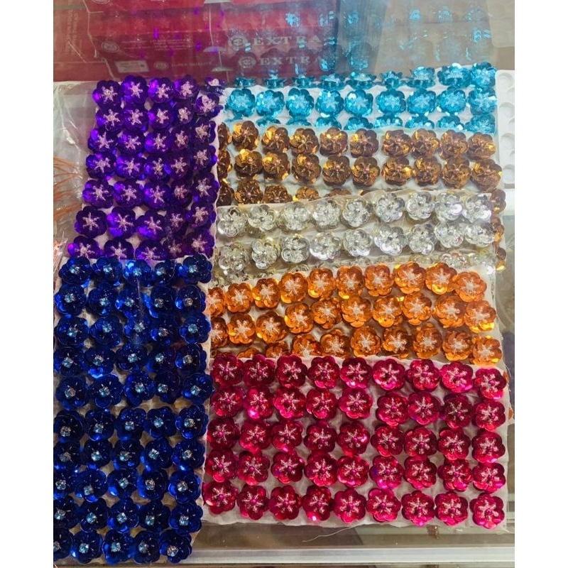 Jual BUNGA RANGKAI SEQUIN ukuran 2mm | Shopee Indonesia