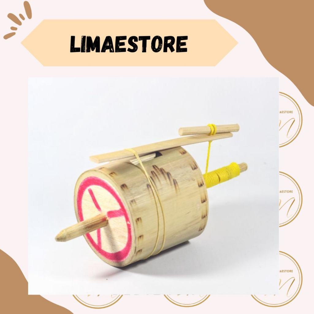 Jual Gasing Mainan Tradisional Dari Bambu / Bersuara (Gangsing ...