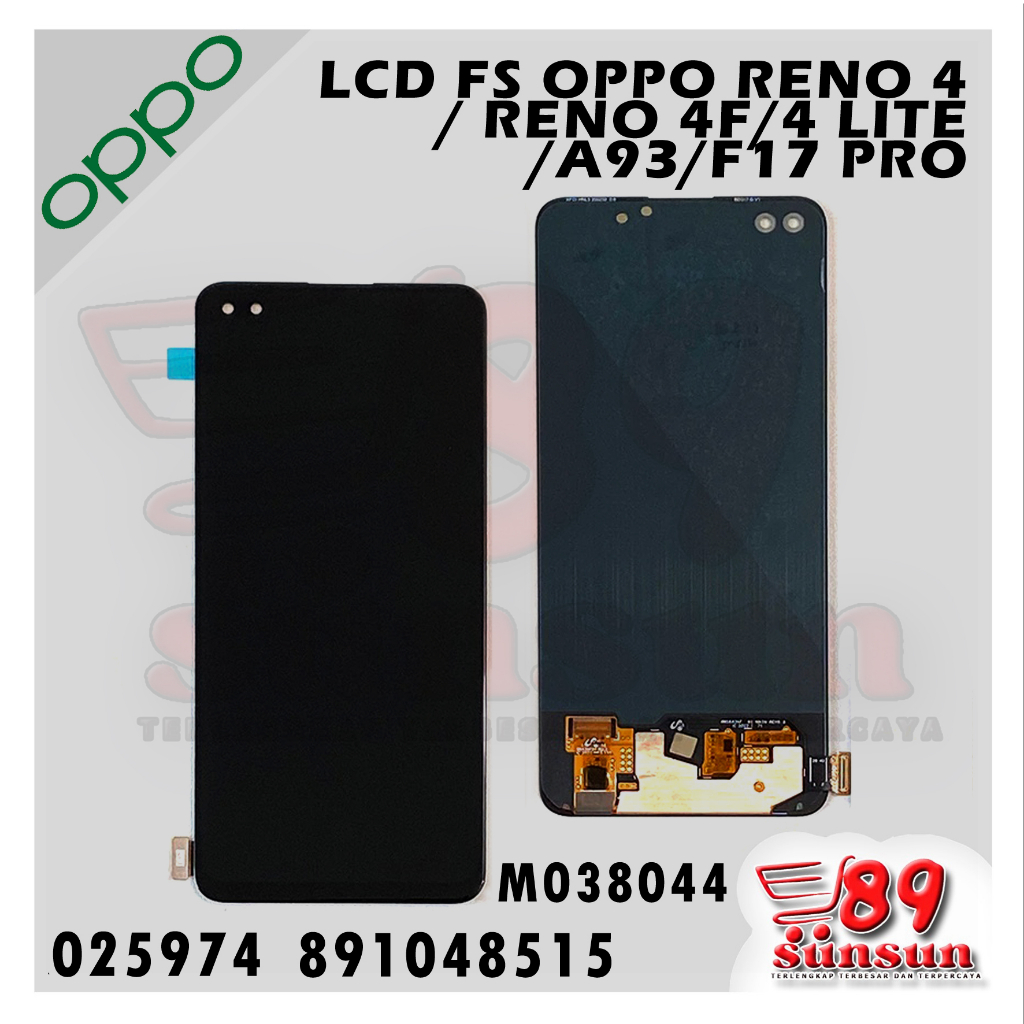 Jual LCD FULLSET OPPO RENO 4 / RENO 4F/4 LITE/A93/F17 PRO | Shopee Indonesia