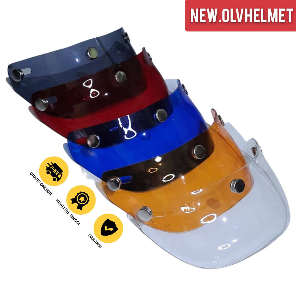 Jual PET HELM TRANSPARAN CHIP / SLIMHEAD / BOGO UNIVERSAL FREE PACKING ...