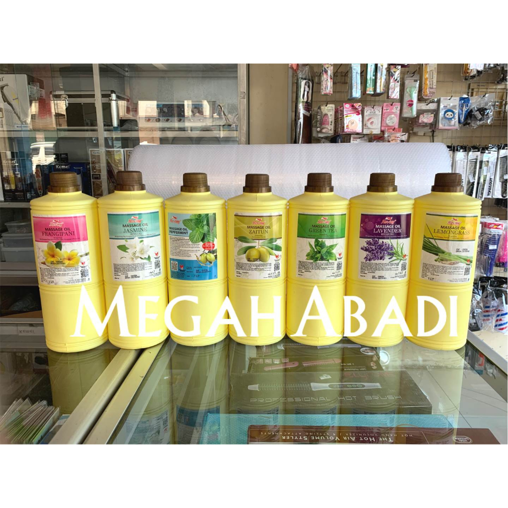 Jual Heviny Massage Oil - 1000ml / Heviny Massage Oil 1L / Minyak Pijat ...