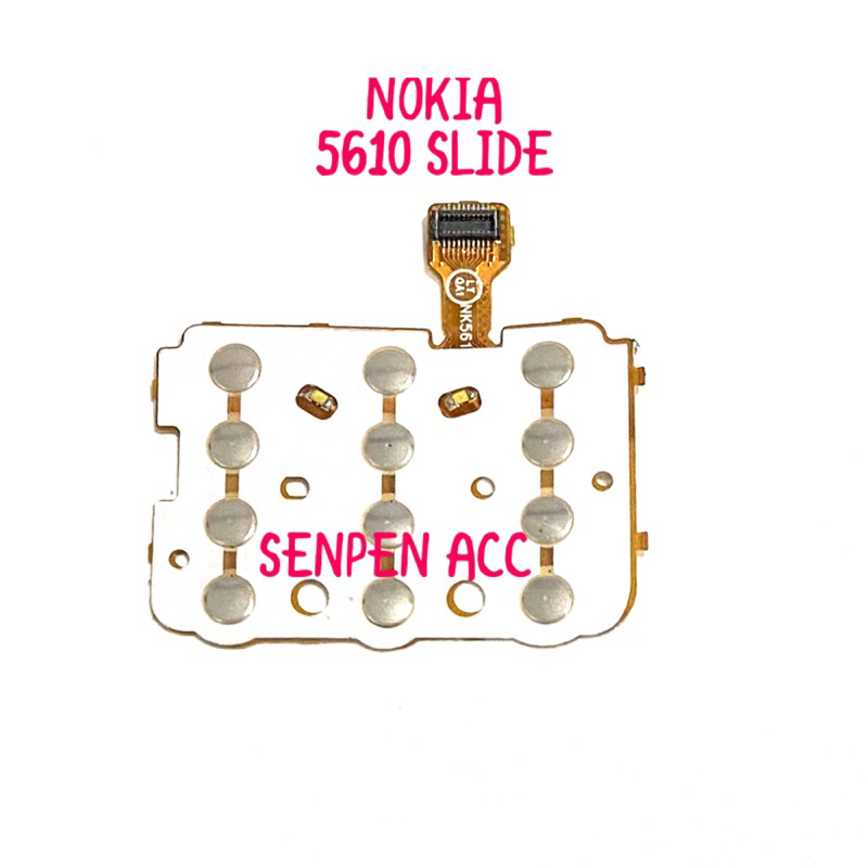 Jual FLEXIBLE FLEXI FLEXIBEL KEYPAD KEYTUN KEYBOARD NOKIA 5610 5610s ...