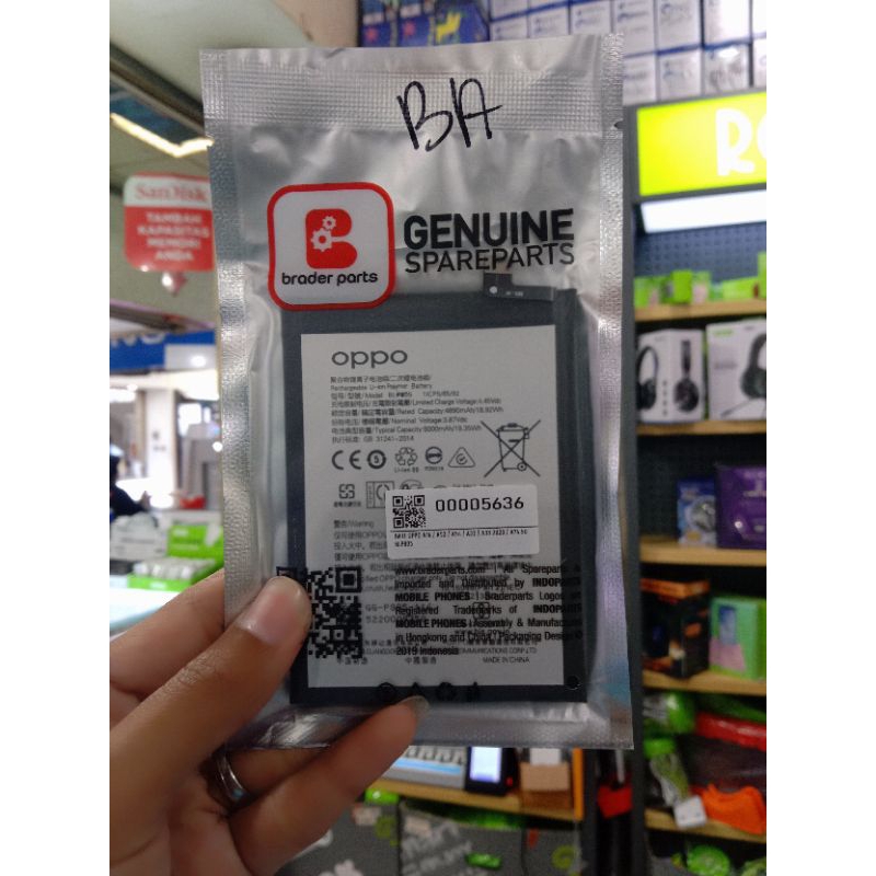 Jual BATRE OPPO A16/A53/A54/A33 2020/A74 5G BLP805 ORIGINAL BRADERPARTS ...