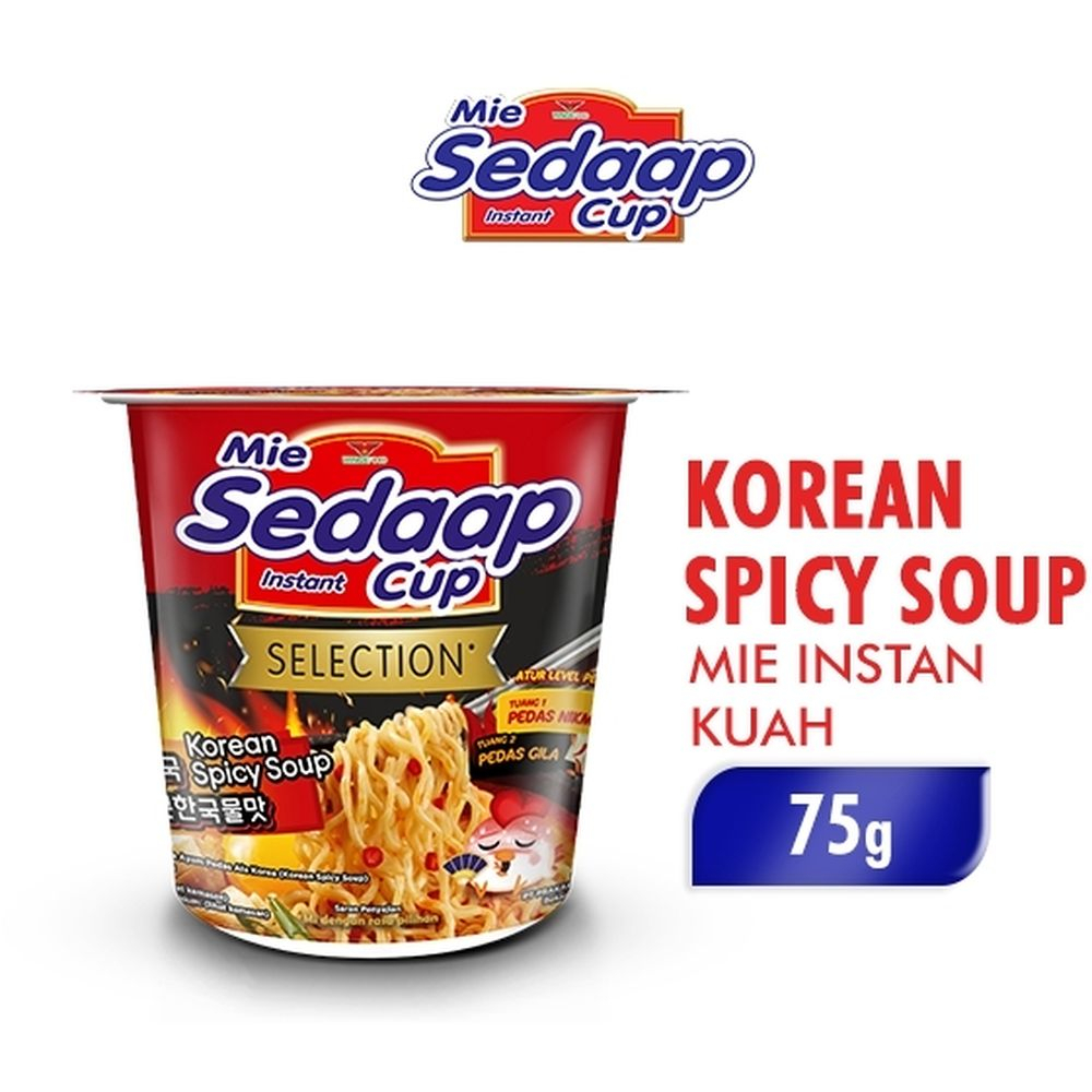 Jual SEDAAP MIE KOR SP SOUP CUP 75G | Shopee Indonesia