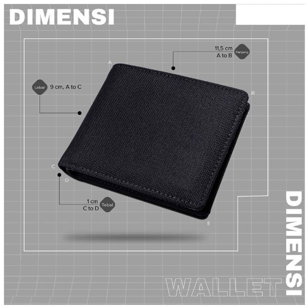Jual Dompet Kanvas Pria Lipat Dua F30 Men Wallet Casual Dompet Pendek ...