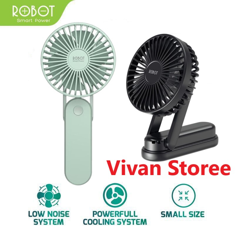 Jual Robot Mini Fan Portable RT-BF11 Kipas Angin Mini Foldable 2000mah ...