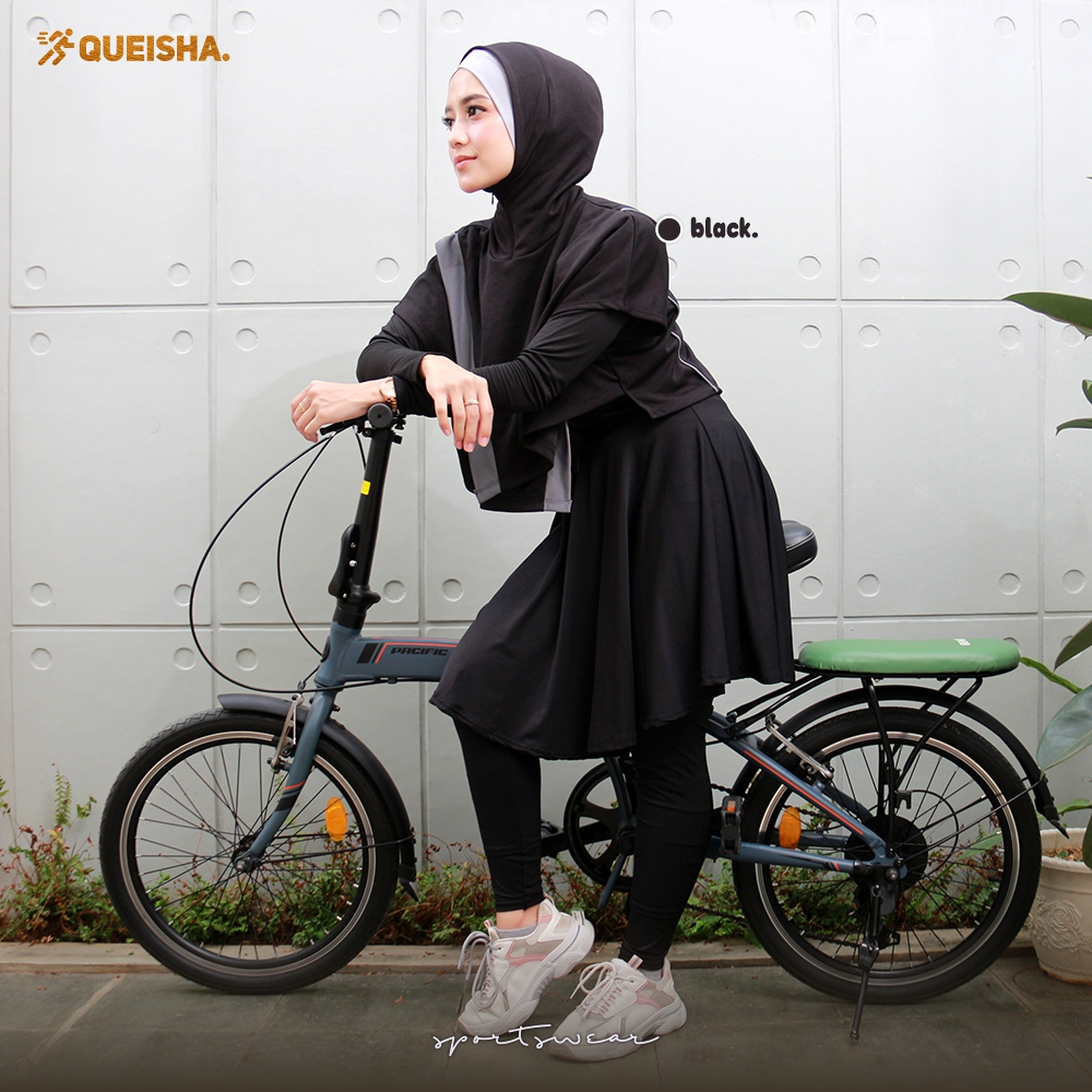 Jual Zaneva - Queisha hoodie hijab sporty by Zaneva || Terbaru Kekinian ...