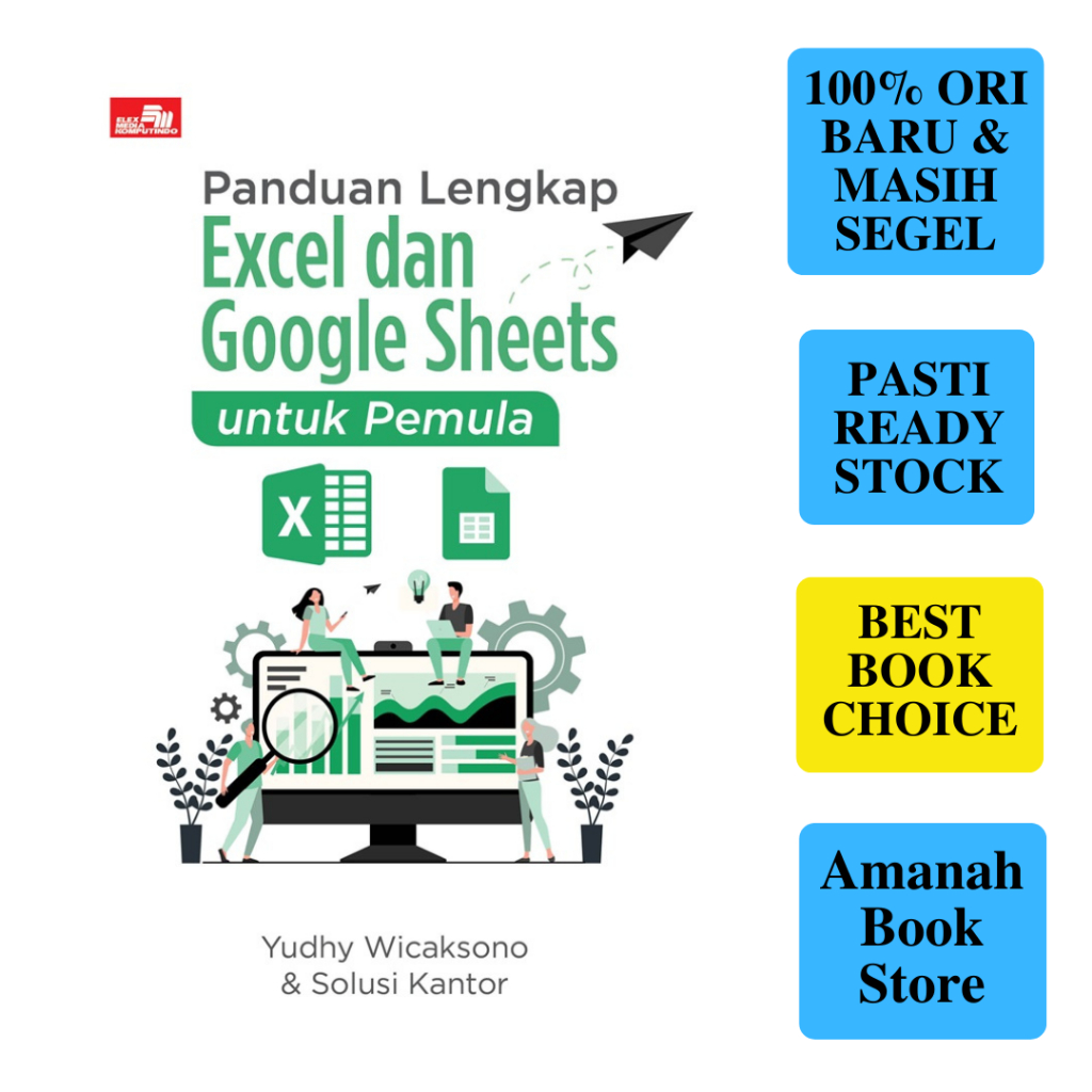 Jual Buku Panduan Lengkap Excel dan Google Sheets untuk Pemula by Yudhy Wicaksono | Shopee Indonesia