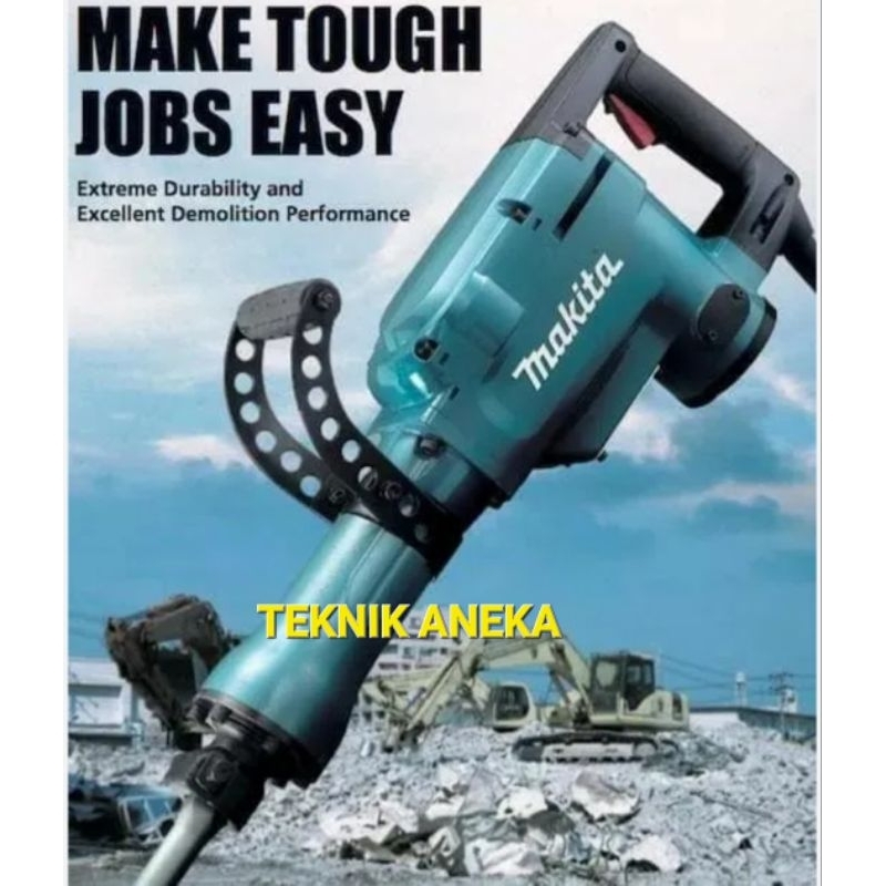 Jual MAKITA HM1306 BOR BOBOK TEMBOK BETON DEMOLUTION JACK HAMMER GA ...