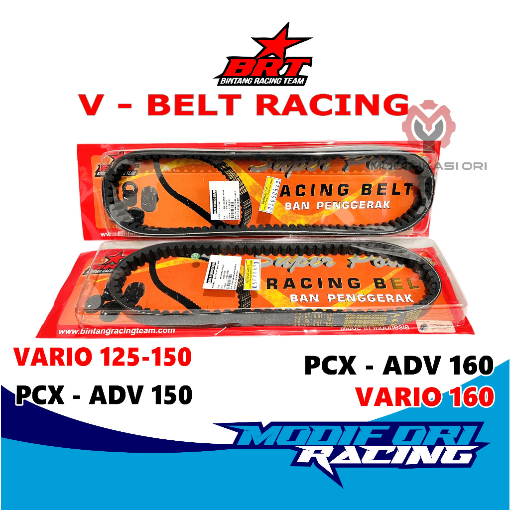 Jual BRT VBELT VANBELT BRT RACING VARIO 125-150 VBELT ORI PCX ADV ...
