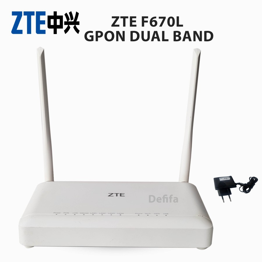 Jual Modem GPON ONT ZTE F670L Dual Band Second/Bekas | Shopee Indonesia