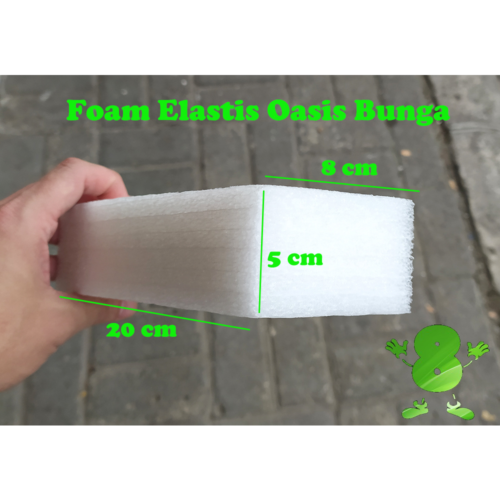 Jual Foam Elastis Buket | Foam Busa bunga | Oasis busa bunga kering ...