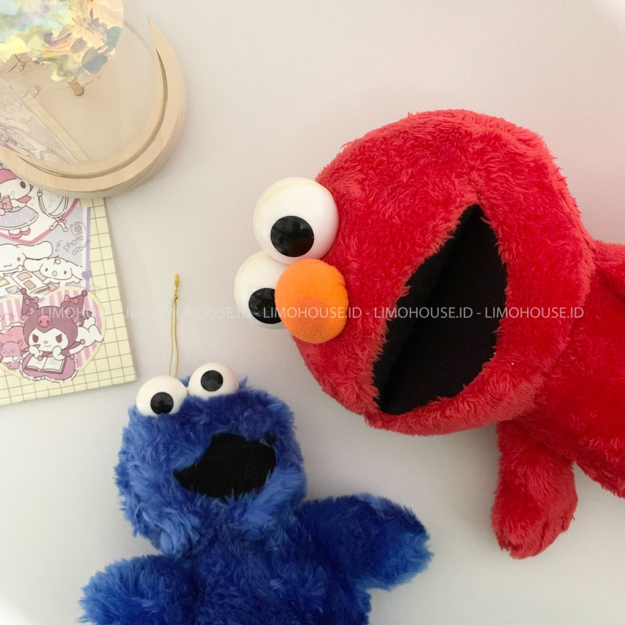 Jual Boneka Elmo Cookie Monster Sesame Street Original | Shopee Indonesia