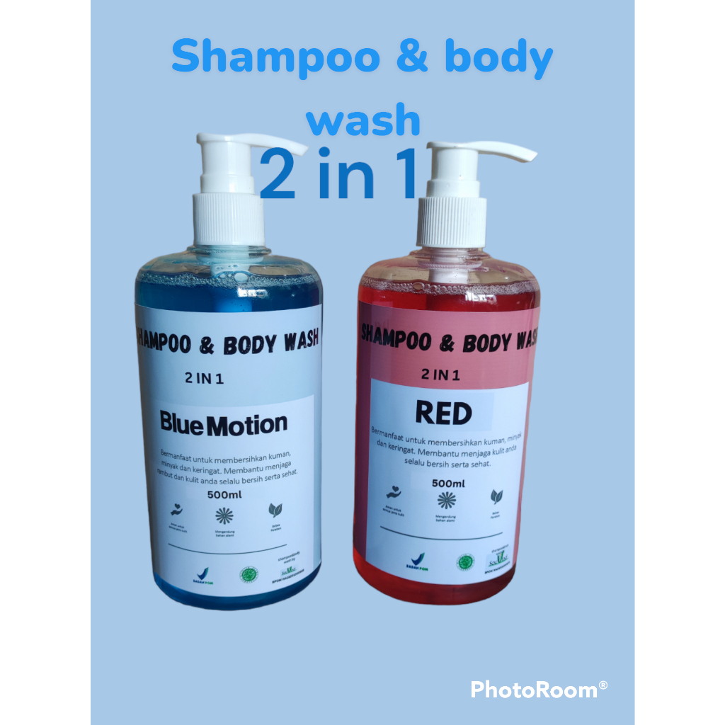 Jual SHAMPOO PLUS BODYWASH 2IN1 (BPOM) | Shopee Indonesia