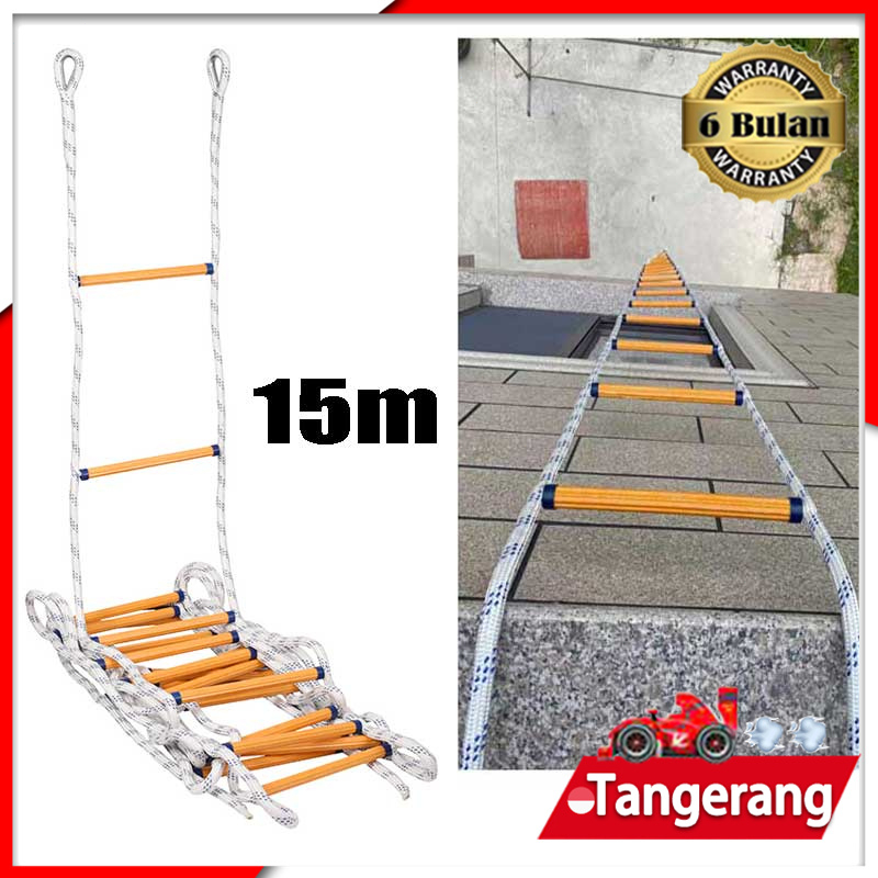 Jual 15 Meter Tangga Tali Kapal Tangga Tali Darurat Kapal Fire Escape ...