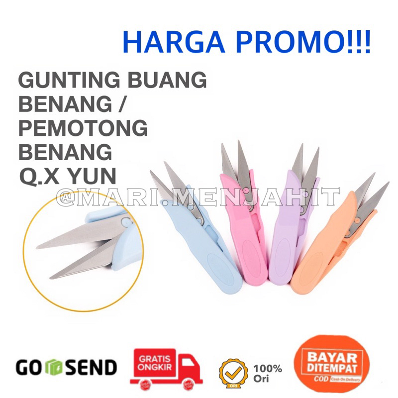 Jual Gunting Cekris Buang Benang TC-100 Thread Cutter Warna Warni ...