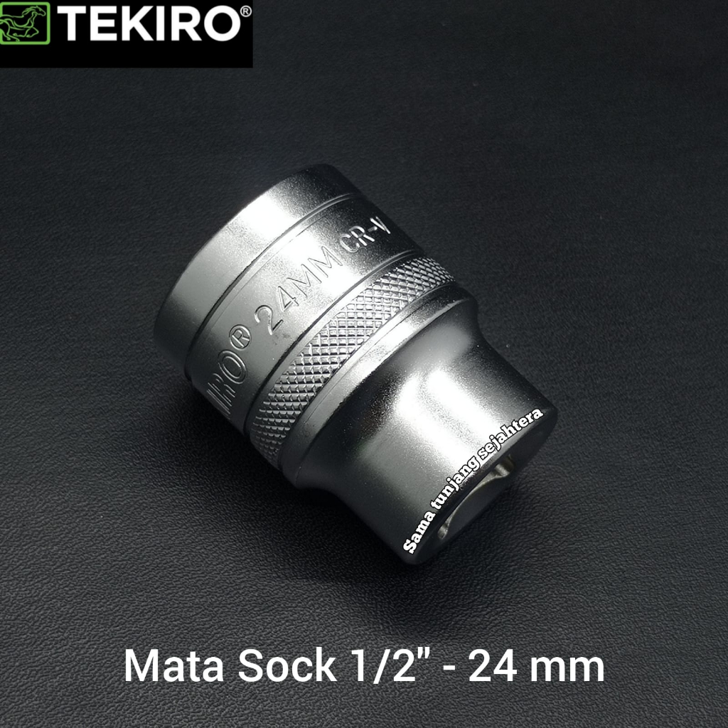 Jual TEKIRO MATA SOCK SQ 1/2" 24 MM - KUNCI SOK HAND SOCKET 24MM | Shopee Indonesia