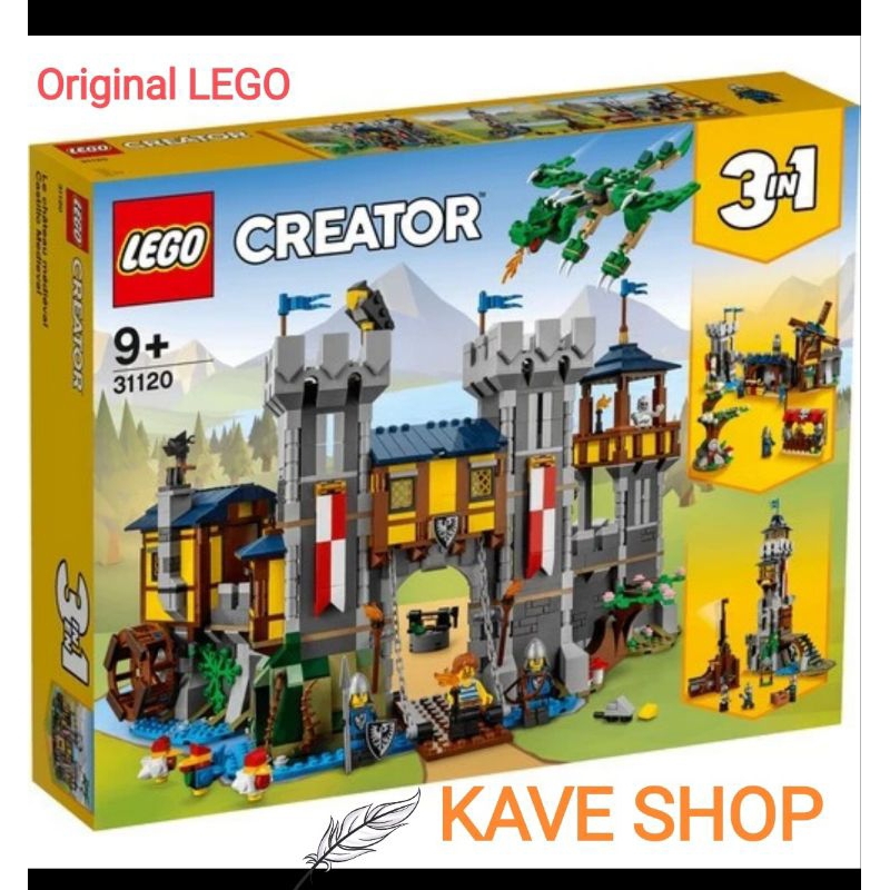 Jual LEGO 31120 Creator : Medieval Castle | Shopee Indonesia