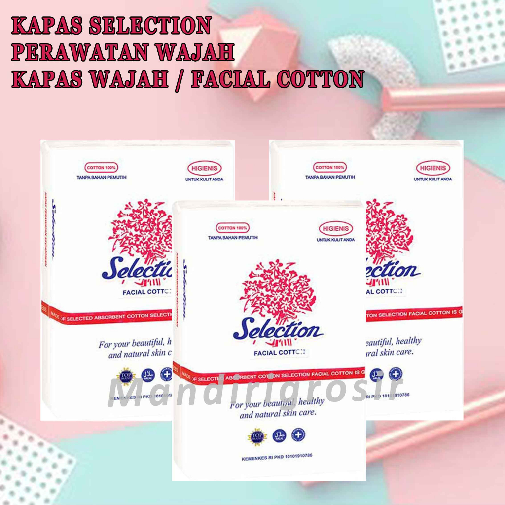 Jual Facial Cotton* Kapas Selection* Kapas Wajah* Perawatan Wajah ...