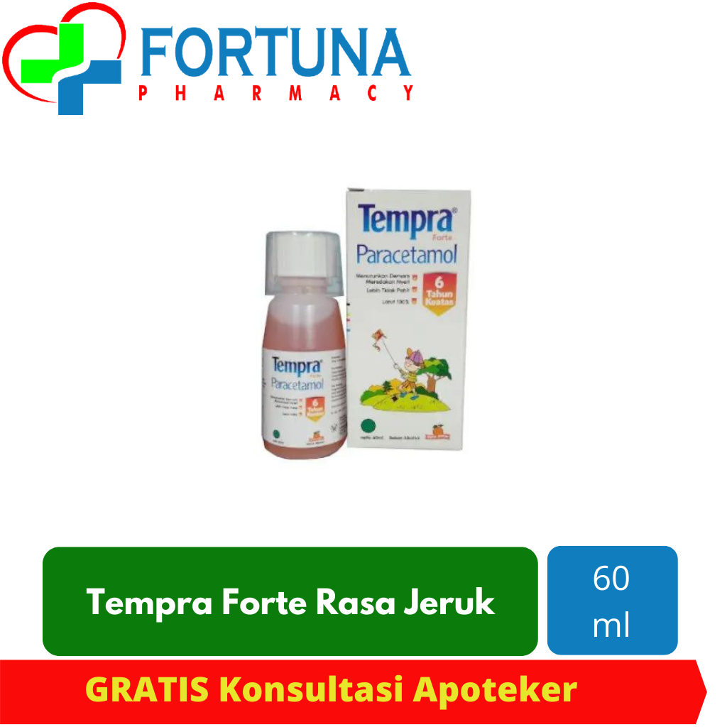 Jual Tempra Forte rasa jeruk 60 ml | Shopee Indonesia