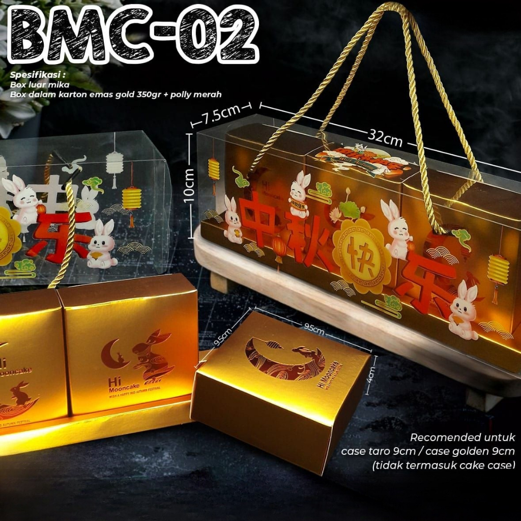 Jual Box Mooncake Dus Kue Bulan BMC 02 ( 1 Bal 24 Set ) Kotak Kue Bulan | Shopee Indonesia