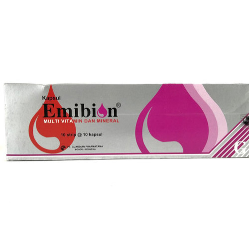 Jual Emibion Box 100's Kapsul Guardian - Multivitamin Dan Mineral ...