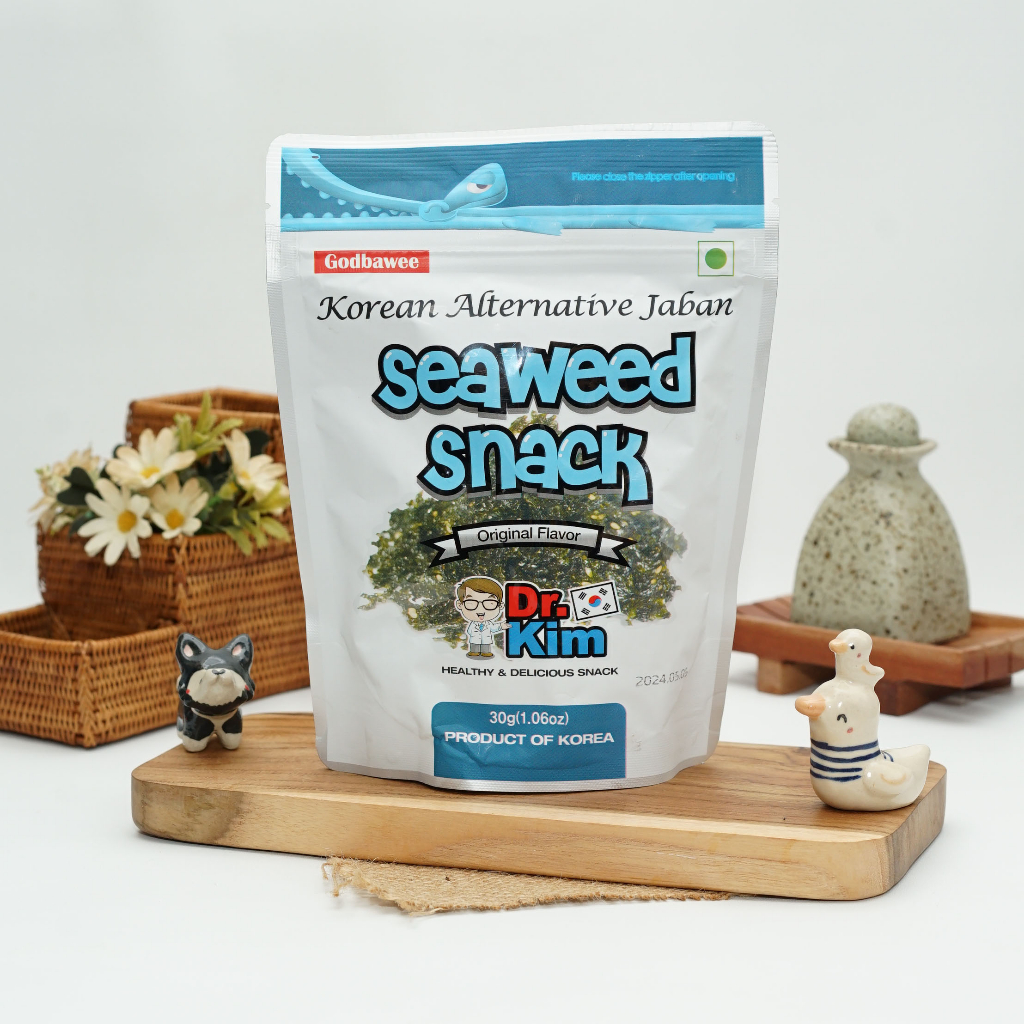 Jual Dr.Kim Seaweed Snack 30gr Rumput Laut Korea | Shopee Indonesia