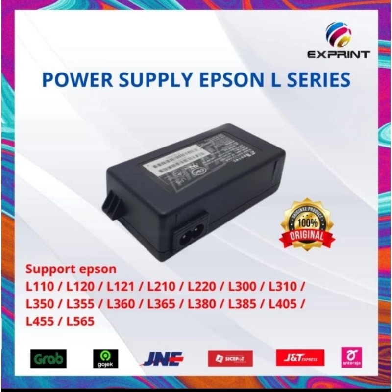 Jual Power Supply Adaptor Epson L120,L121,L210,L220,L360,L405 | Shopee ...